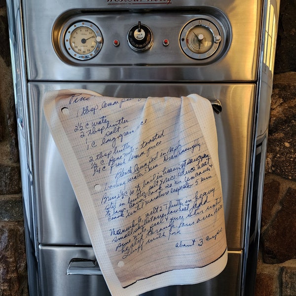 Custom Recipe Towels - Etsy