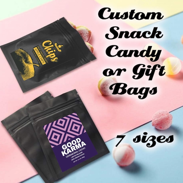 Custom Food Sample Bags - Etsy