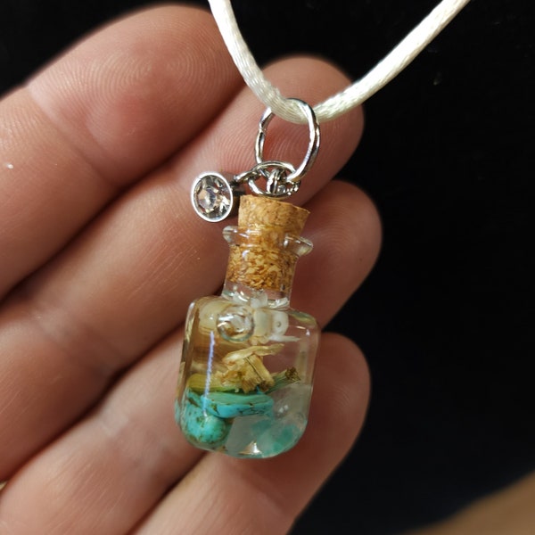 Mini Bottle Necklace - Etsy