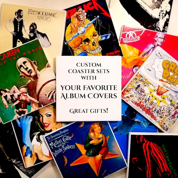 Vinyl Coasters - Etsy