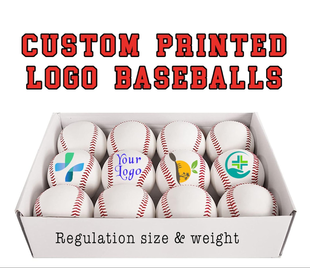 Custom Printed Baseballs, Personalized Baseball, Custom Baseball, Logo ...