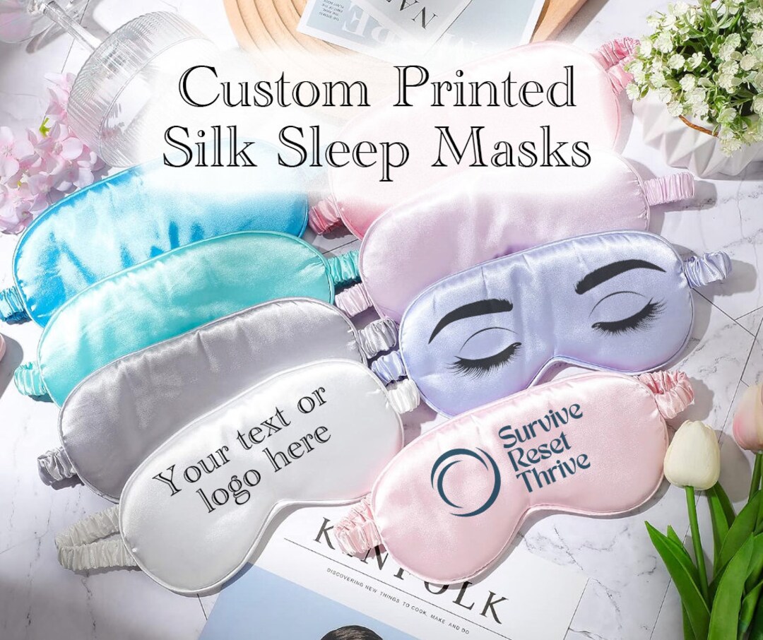 Custom Printed Sleep Mask, Personalized Sleep Mask, Sleep Mask Gift ...