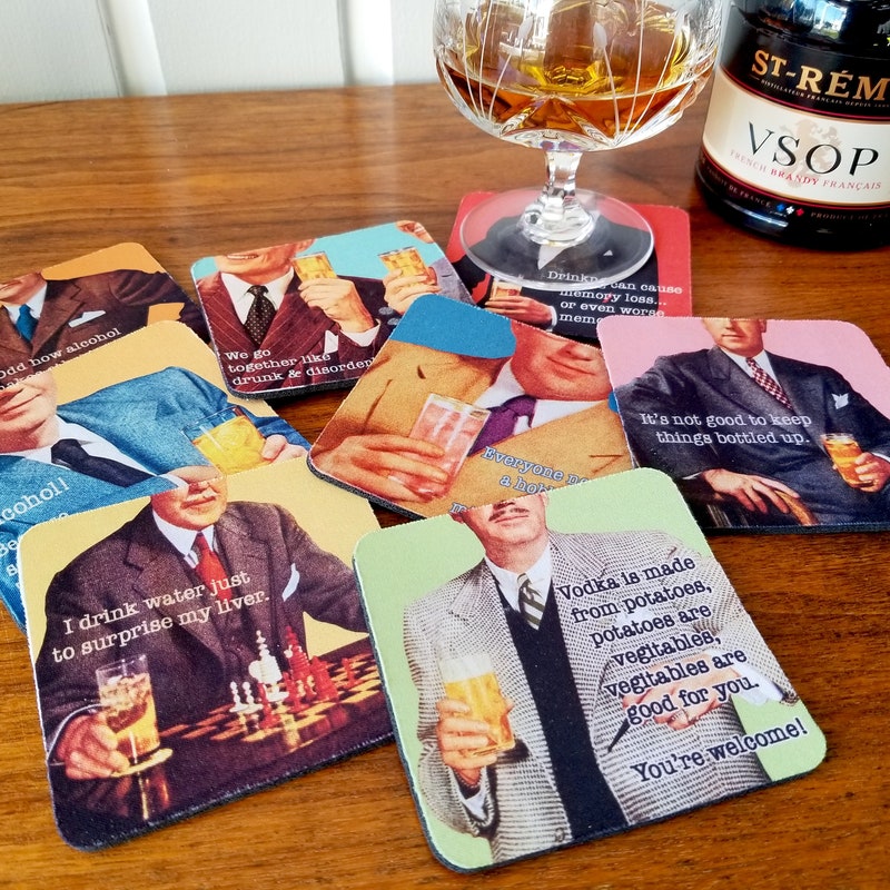 Funny Coasters - Etsy