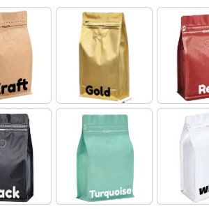 Custom Coffee Bag, Custom Printed Bag, Coffee Gift, Logo Coffee Bag ...