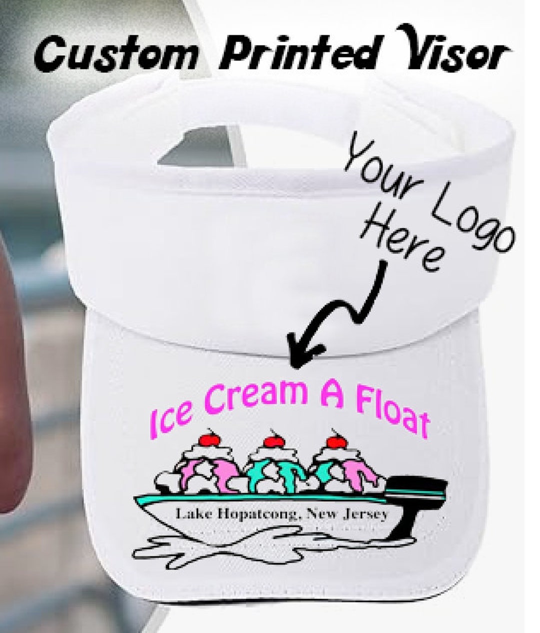 Personalized Visor, Custom Visor, Custom Hat, Printed Visor, Custom ...