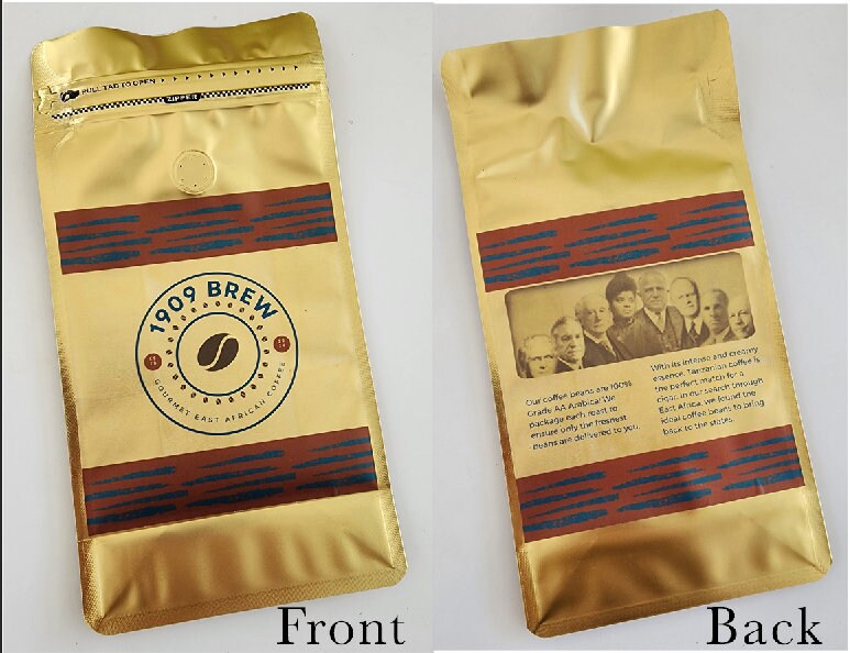 Custom Coffee Bag, Custom Printed Bag, Coffee Gift, Logo Coffee Bag ...