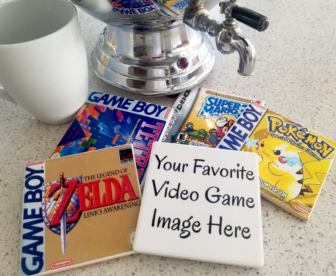 YOU PICK Favorite Video Game Coasters, Game Boy Coasters, Nintendo ...