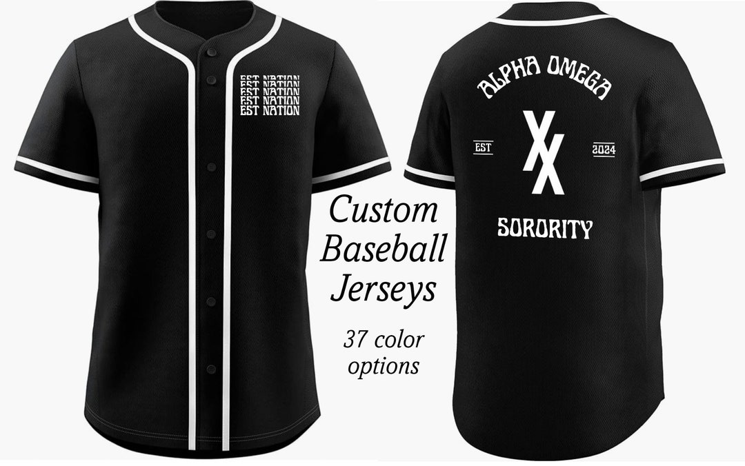 Custom Baseball Jersey, Logo Jersey, Personalized Jersey, Logo Baseball ...