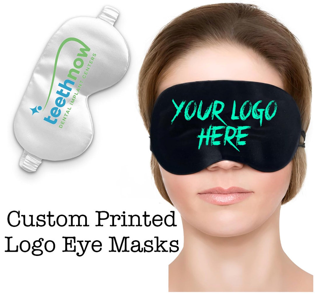 Lots of 5 or More Custom Printed Sleep Mask, Personalized Sleep Mask ...