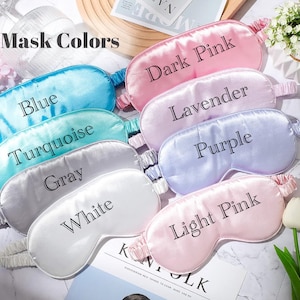 Custom Printed Sleep Mask, Personalized Sleep Mask, Sleep Mask Gift ...