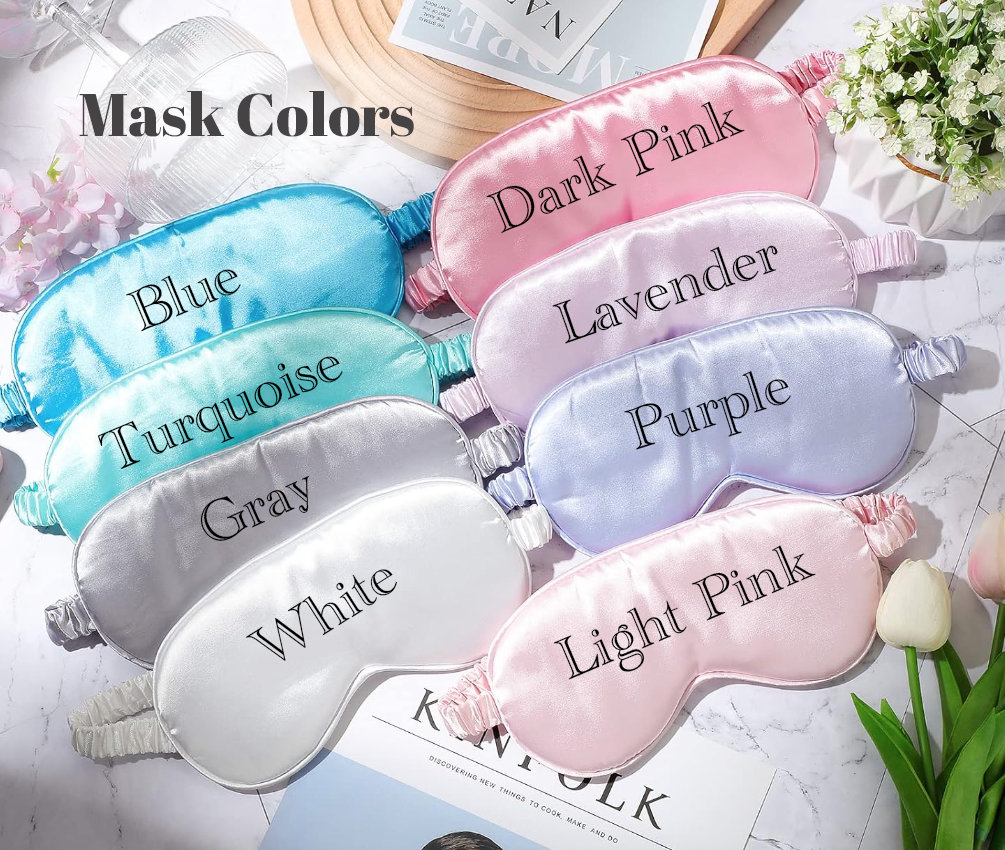 Custom Printed Sleep Mask, Personalized Sleep Mask, Sleep Mask Gift ...