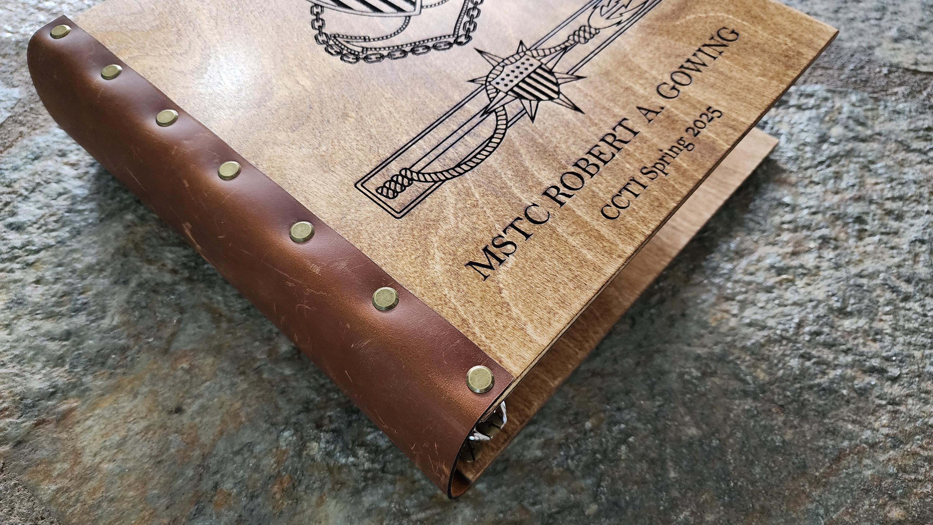 Custom USCG Chief Charge Book, Coast Guard Book, USCG Charge Book ...