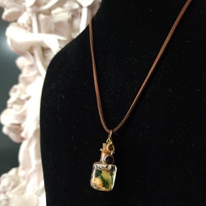Mini Fairy Jar Necklace, Terrarium Necklace, Fairy Necklace, Mini ...