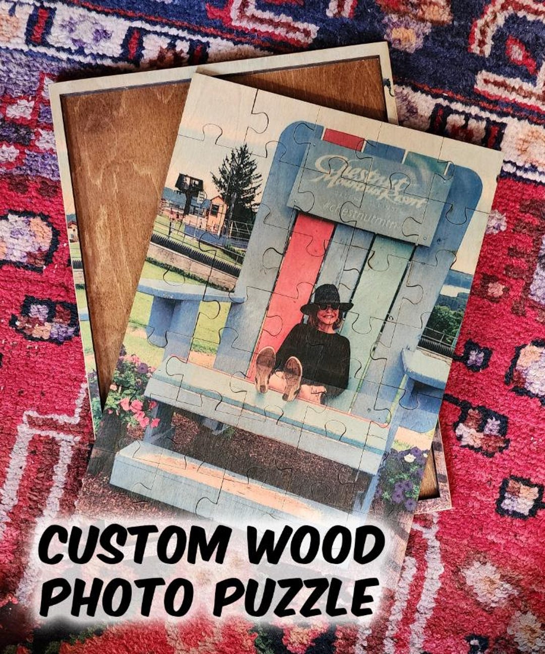 Custom Wood Photo Puzzle, Wood Puzzle, Puzzle Gift, Wedding Puzzle ...