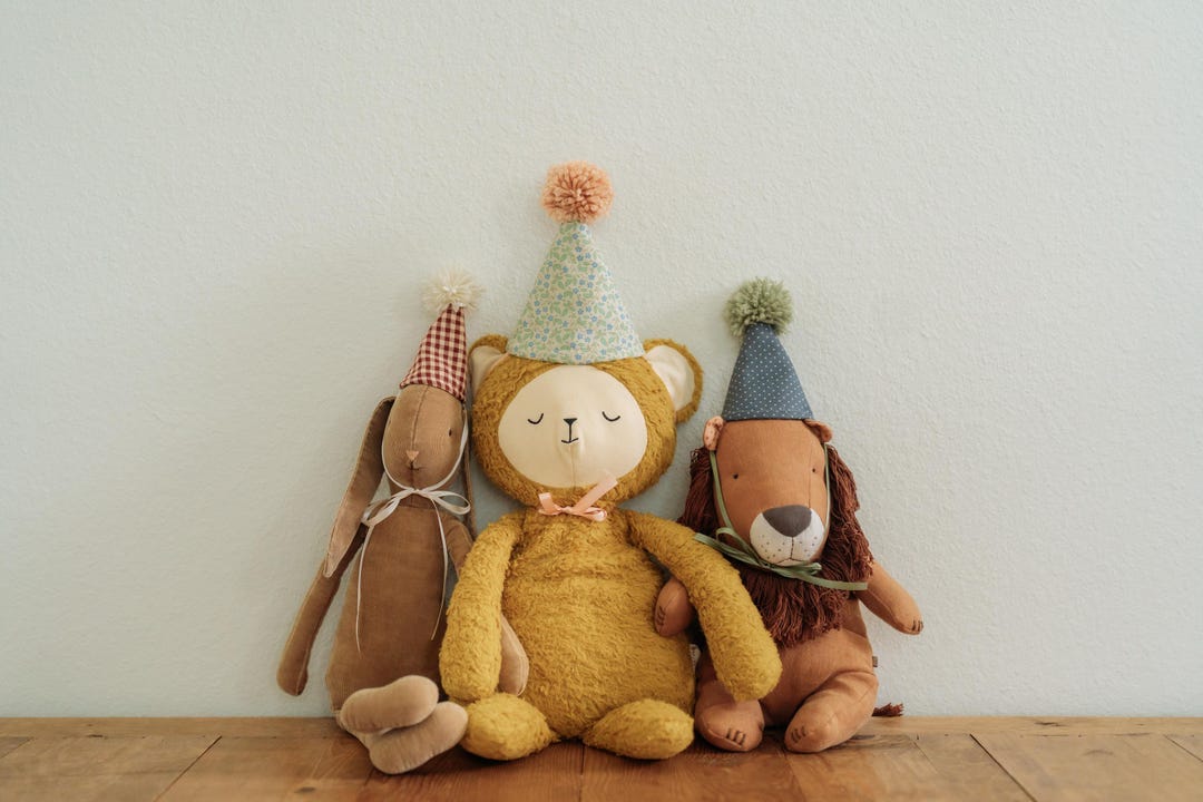 Custom Stuffed Animal Party Hat – Choose Your Fabric – Made to Order - Etsy