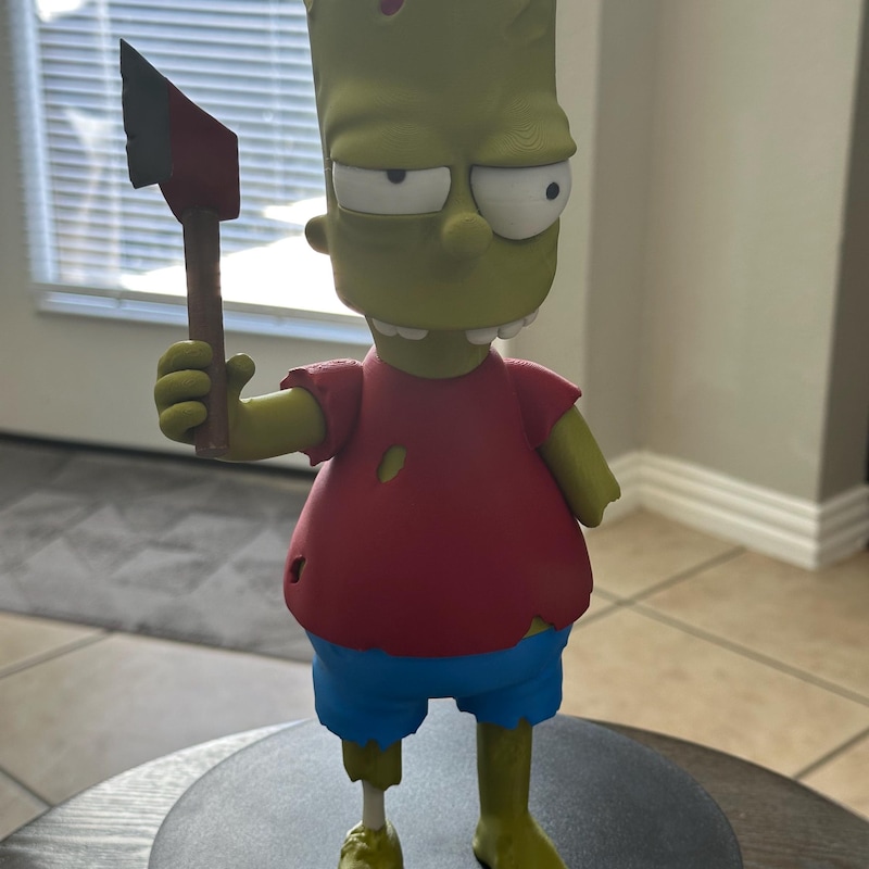 Realistic Bart Simpson Charlie Kirk - Etsy Canada