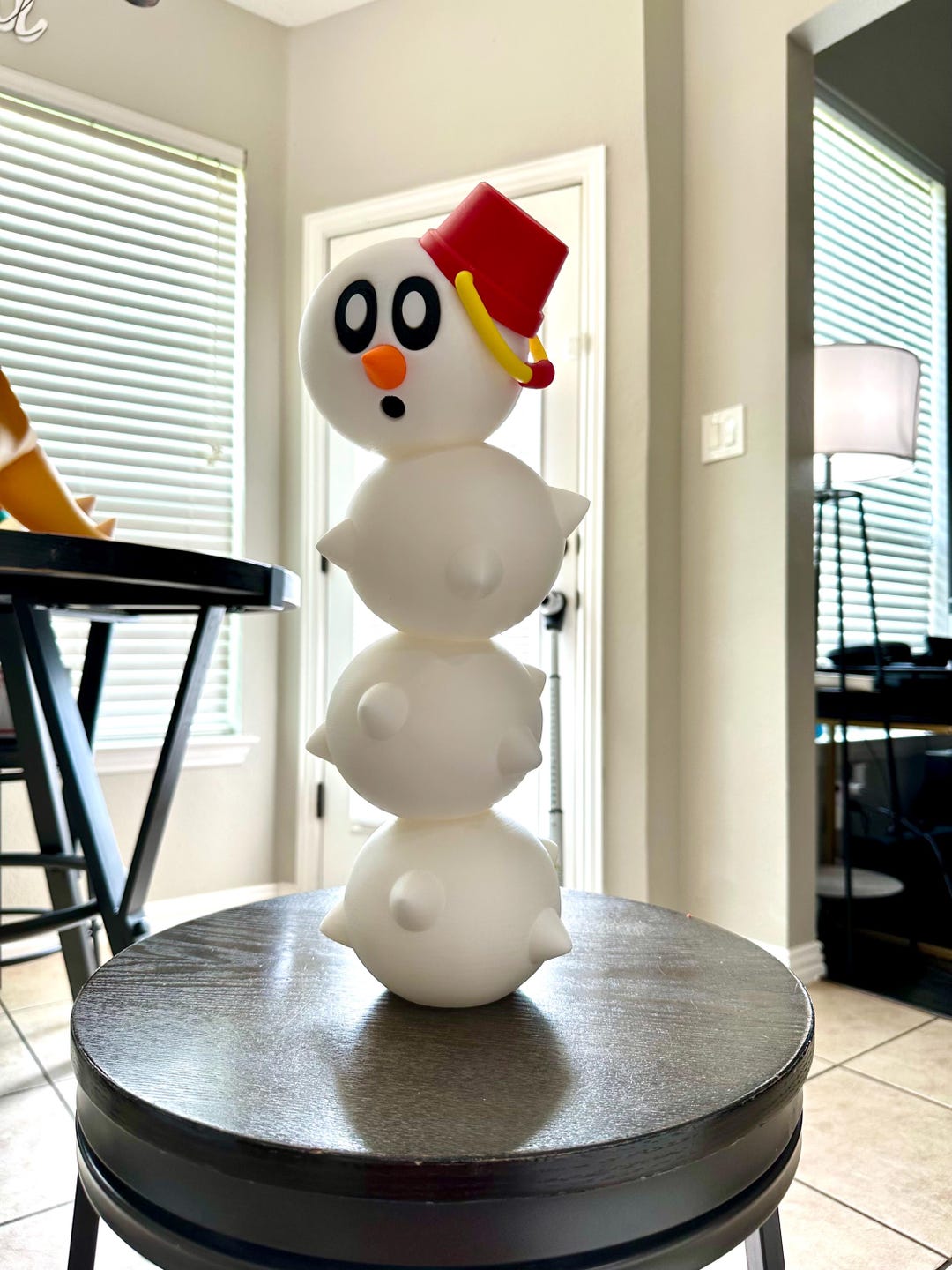3D Printed Snow Pokey Figure: Nintendo Fan Art Winter Decor - Etsy