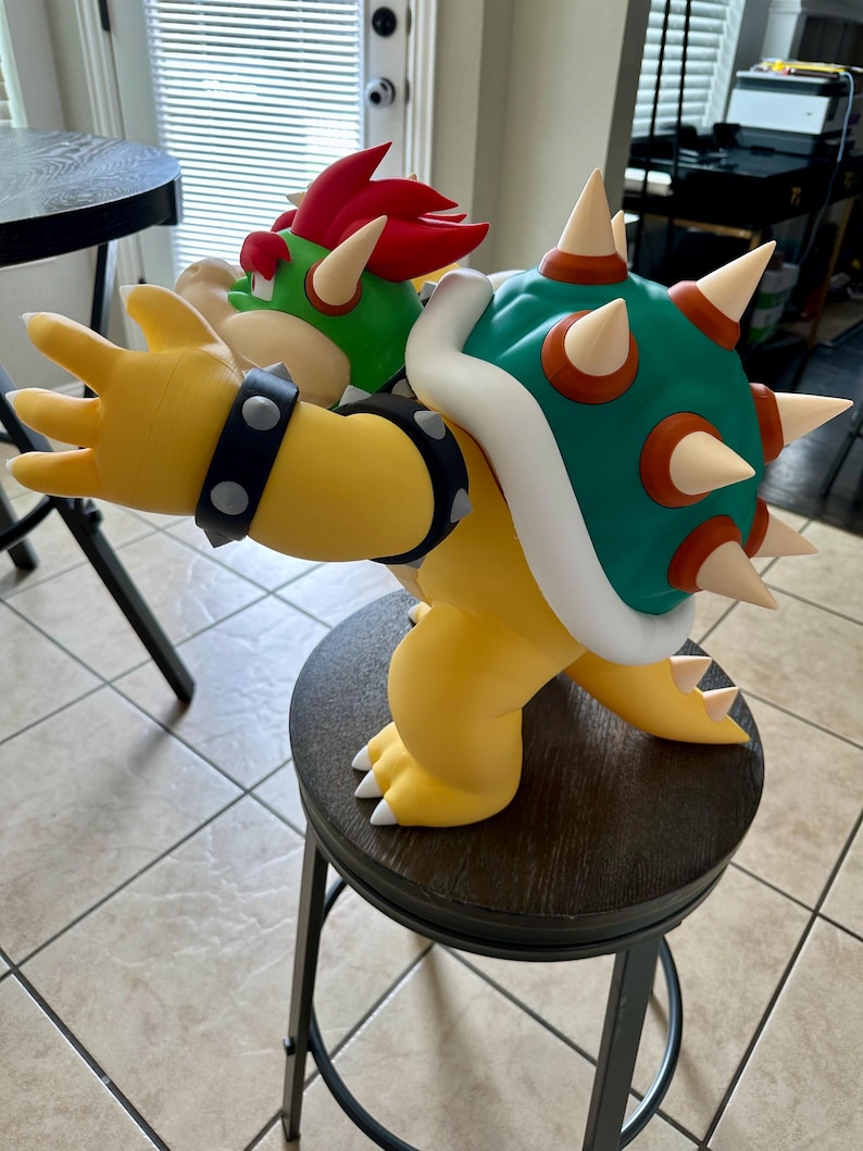 3D Printed Bowser Figure: Nintendo Villain Collectible - Playco 3D ...