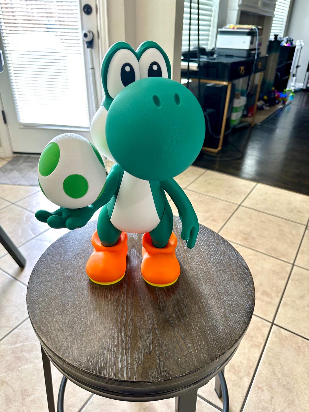 3D Printed Yoshi Figure: Nintendo Fan Art Collectible, Playco 3D Model ...