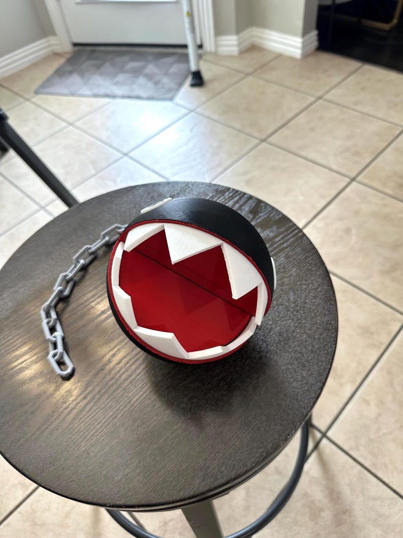 3D Printed Chain Chomp: Mario Fan Art - Nintendo Inspired Decor - Etsy