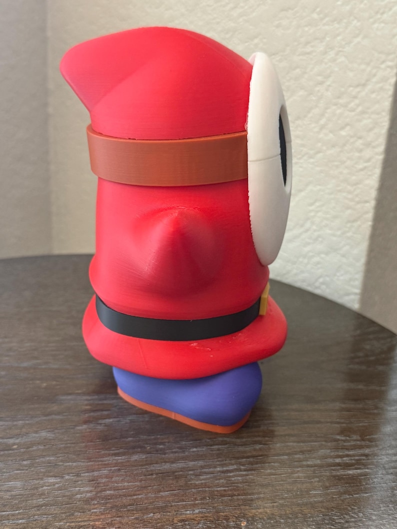 3D Printed Shy Guy Figure: Mario Fan Art Display - Etsy Canada