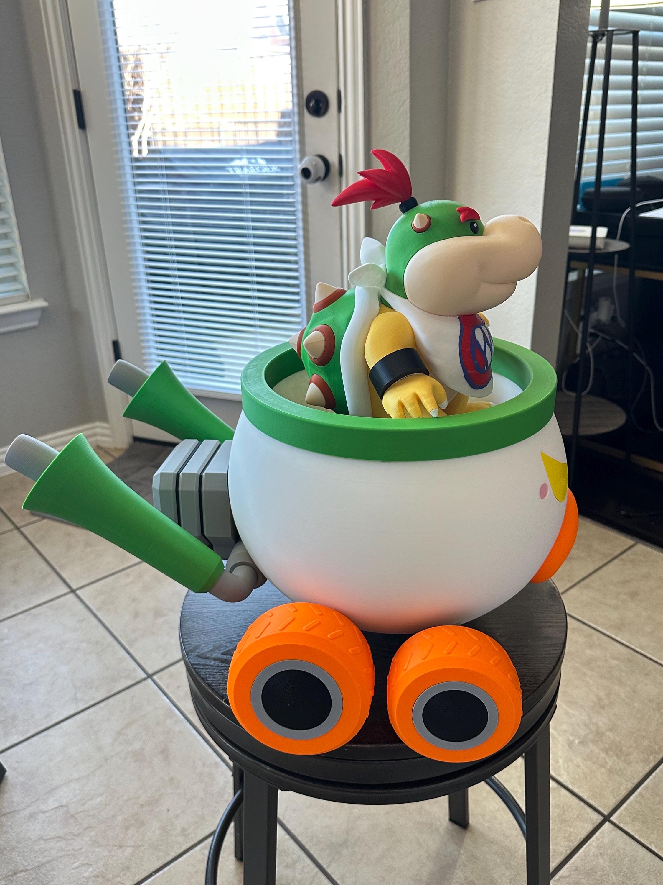 3D Printed Bowser Jr. Clown Car – Mario Fan Art Vehicle Display, Retro ...