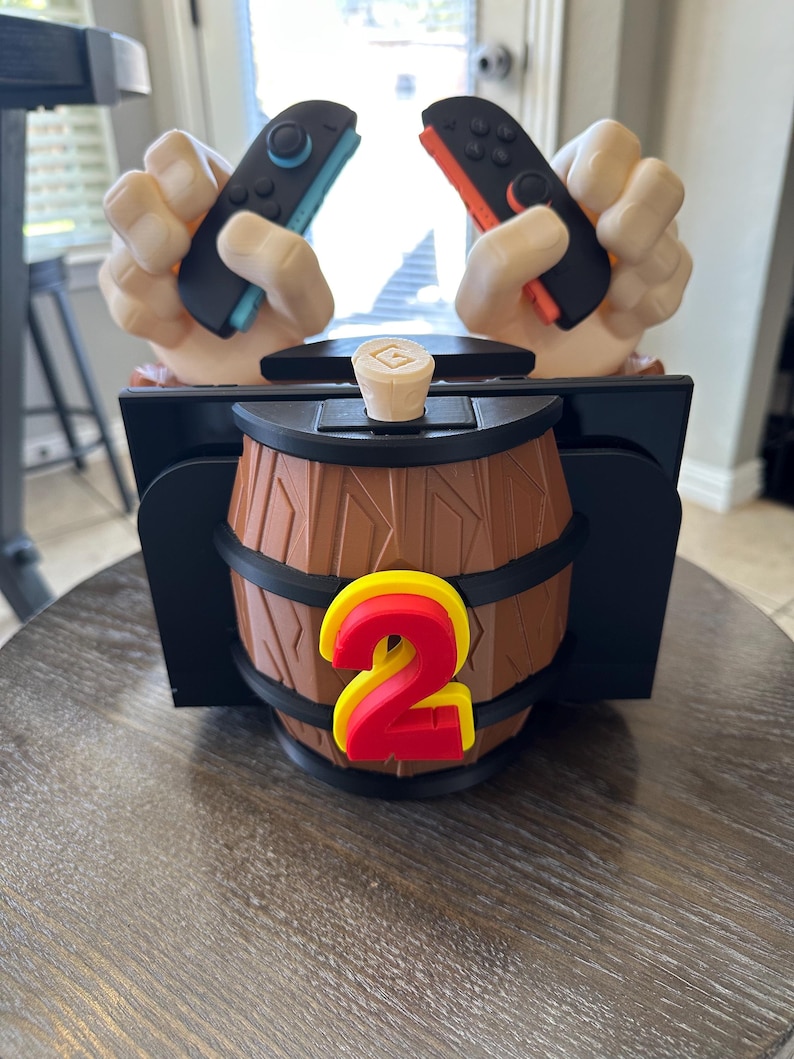 Donkey Kong Nintendo Switch 1 & 2 Dock Stand – Controller Holder ...