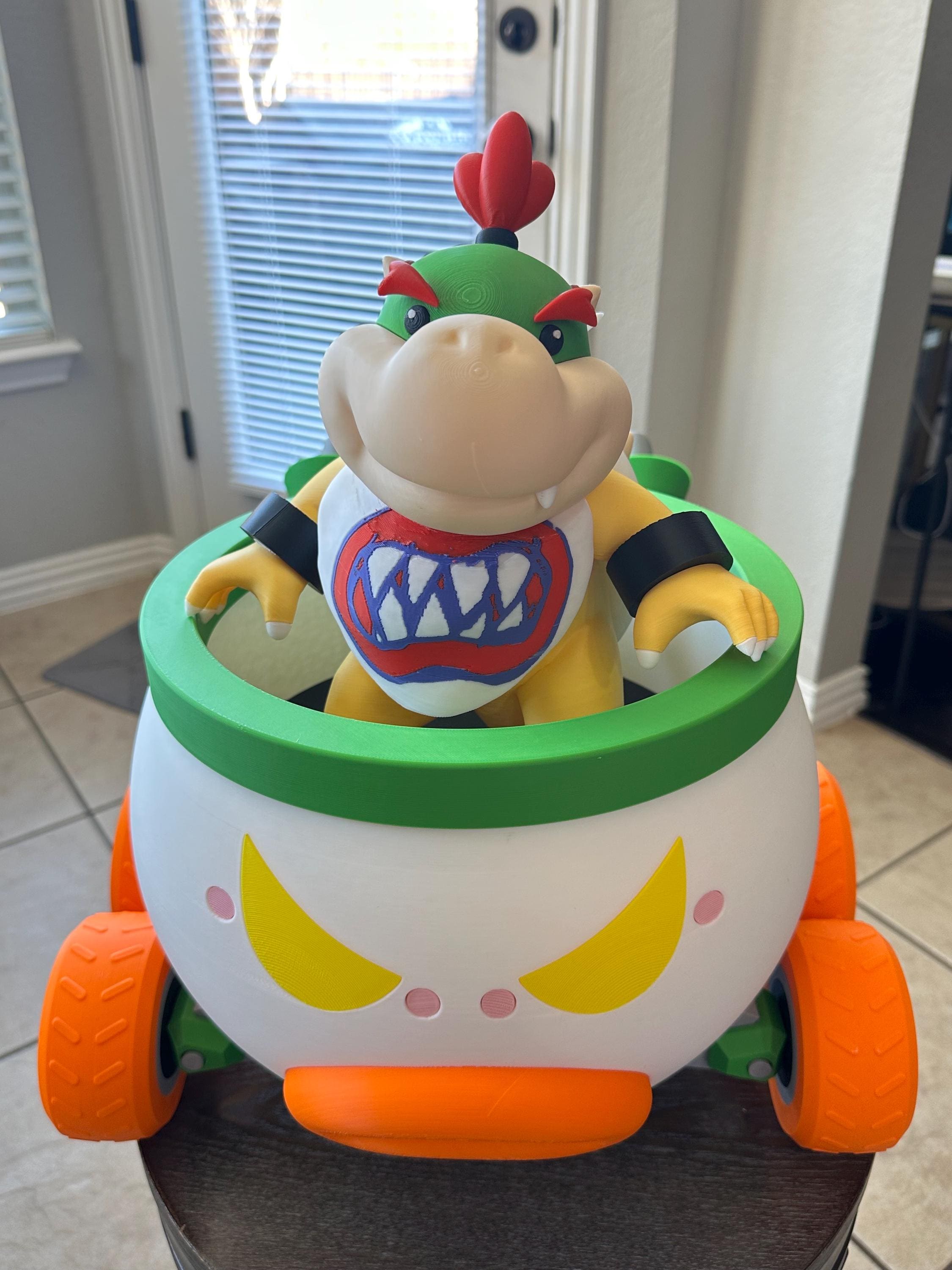3D Printed Bowser Jr. Clown Car – Mario Fan Art Vehicle Display, Retro ...