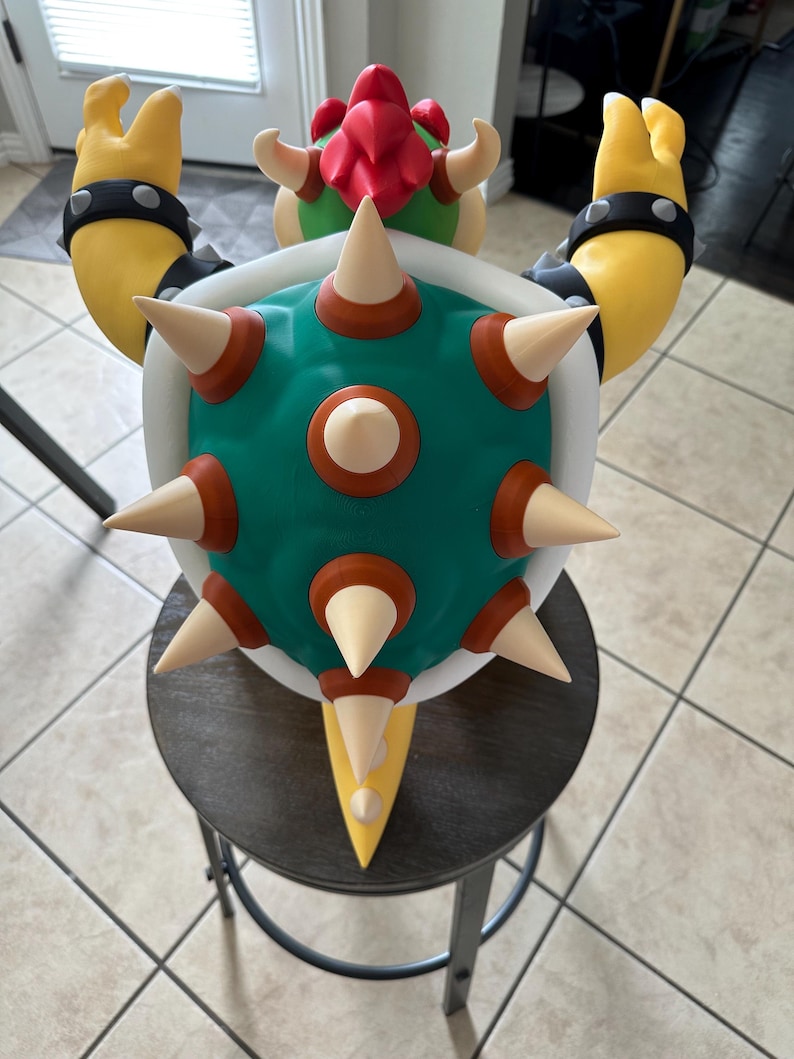 3D Printed Bowser Figure: Nintendo Villain Collectible - Playco 3D ...