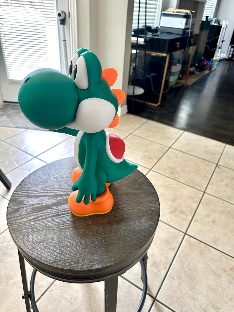 3D Printed Yoshi Figure: Nintendo Fan Art Collectible, Playco 3D Model ...