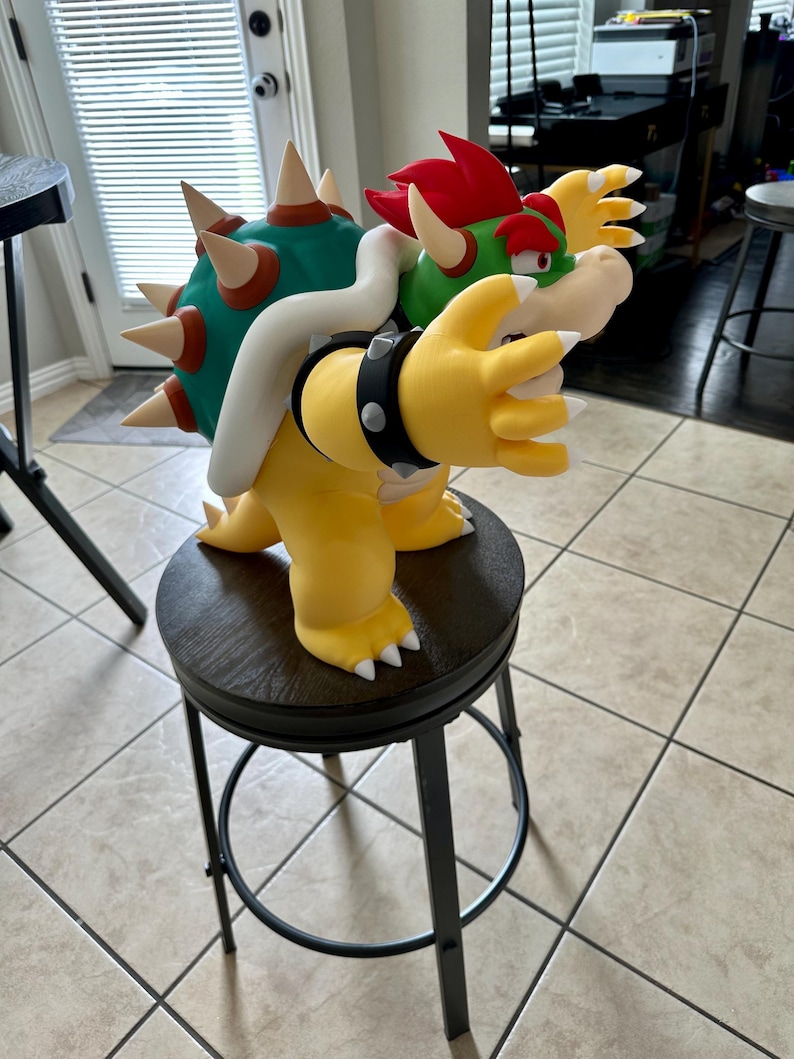 3D Printed Bowser Figure: Nintendo Villain Collectible - Playco 3D ...