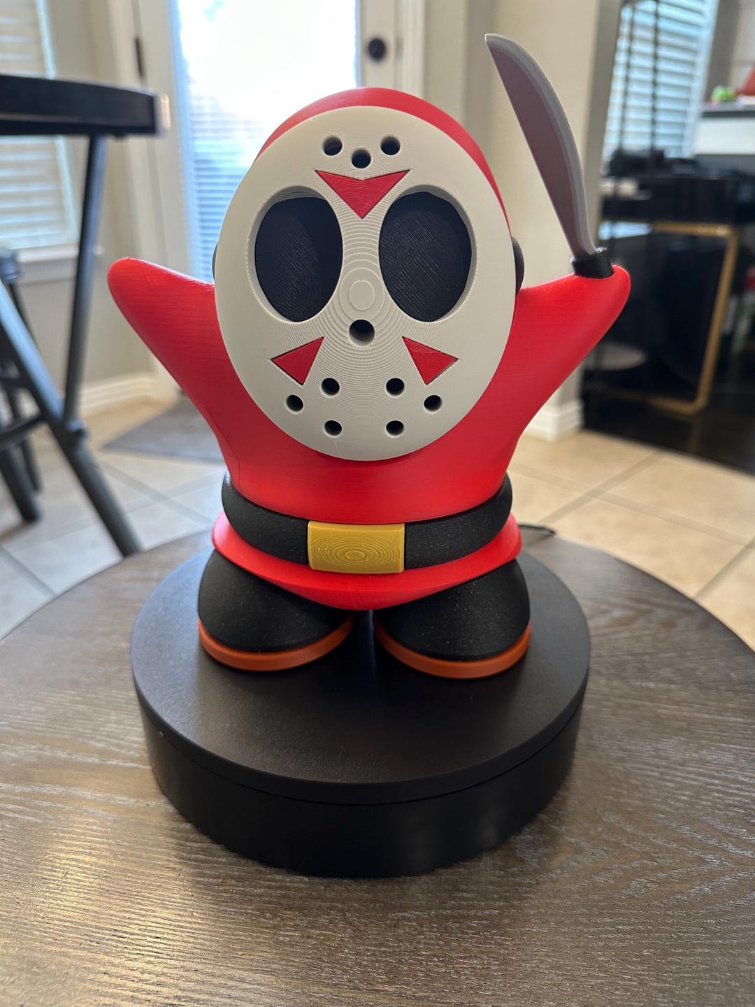 3D Printed Shy Guy Jason Figure – Removable Mask Container, Halloween ...