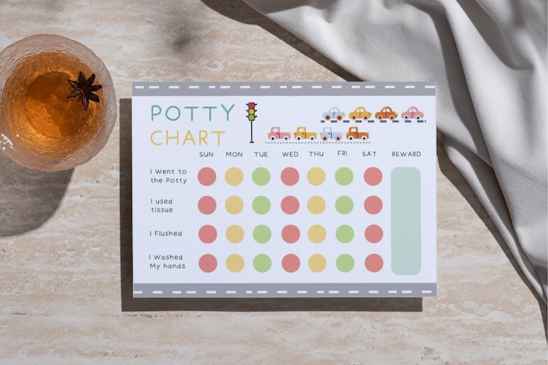 Printable Baby Potty Log Tracker | Diaper Change & Toilet Training ...