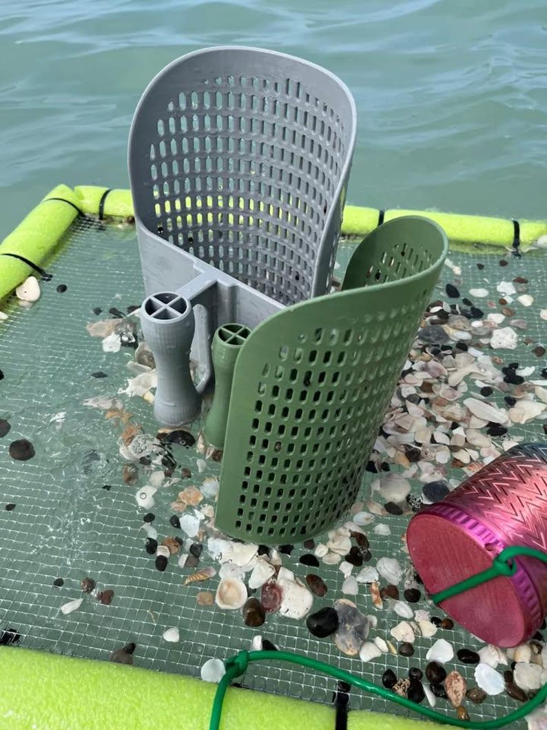 Heavy-duty Shark Tooth Sifter Scoop – Shell & Fossil Hunting Tool ...