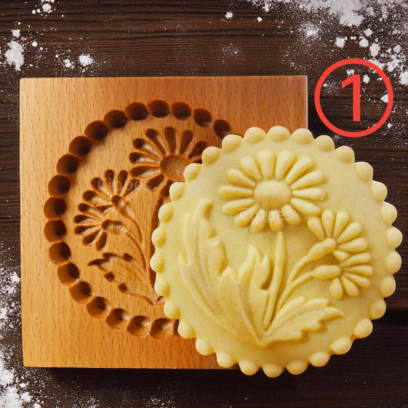 Wooden Cookie Mold - Etsy