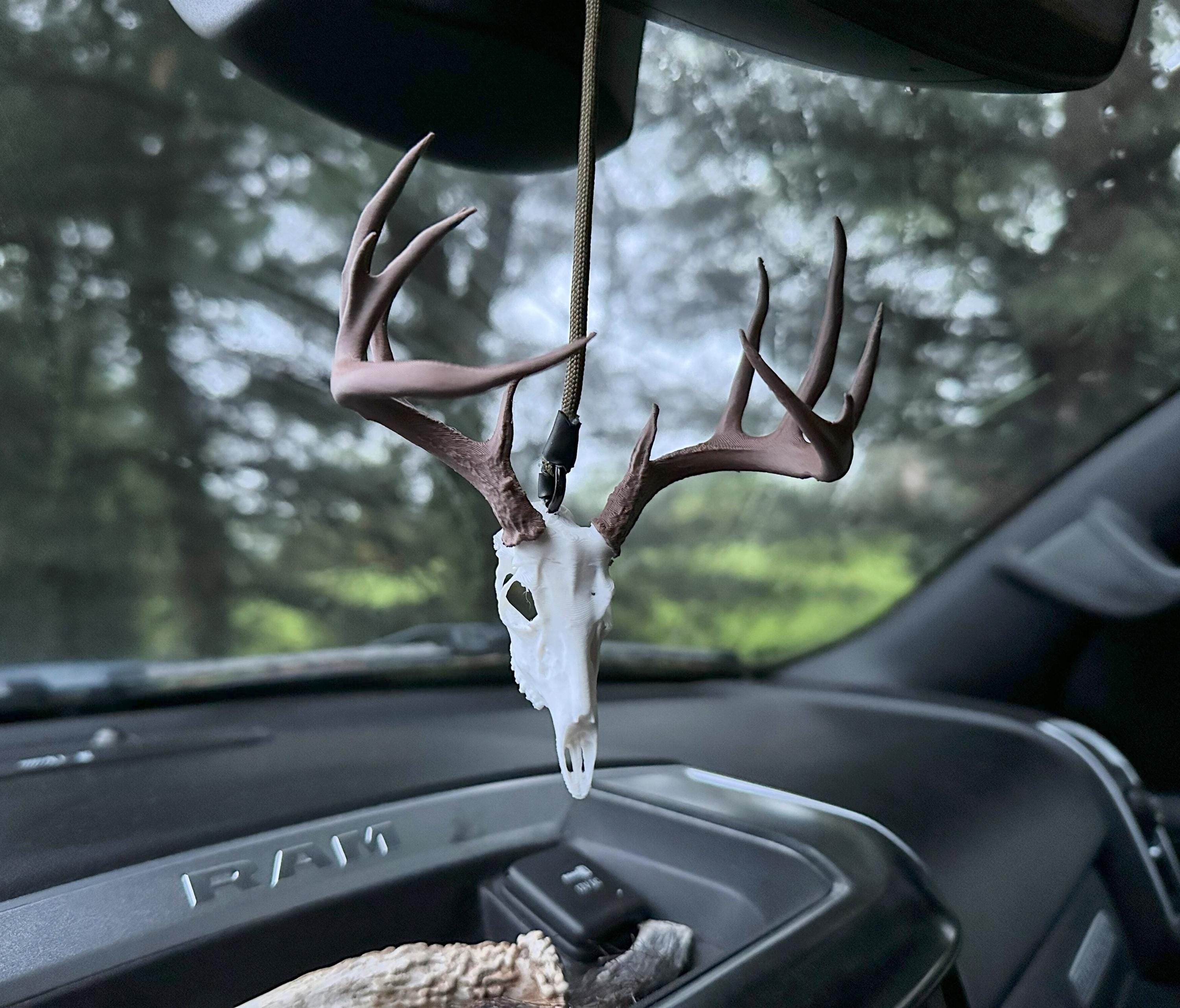 160' White-tailed Deer Rearview Mirror Hanger - Etsy