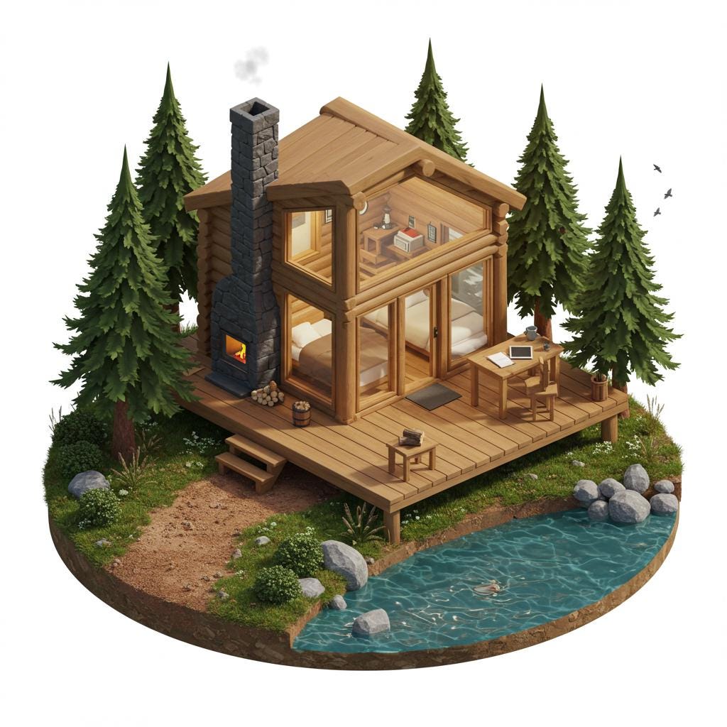 AI Prompt Pack: Zentech Sanctuaries 3D Diorama | Isometric Healing Hub ...