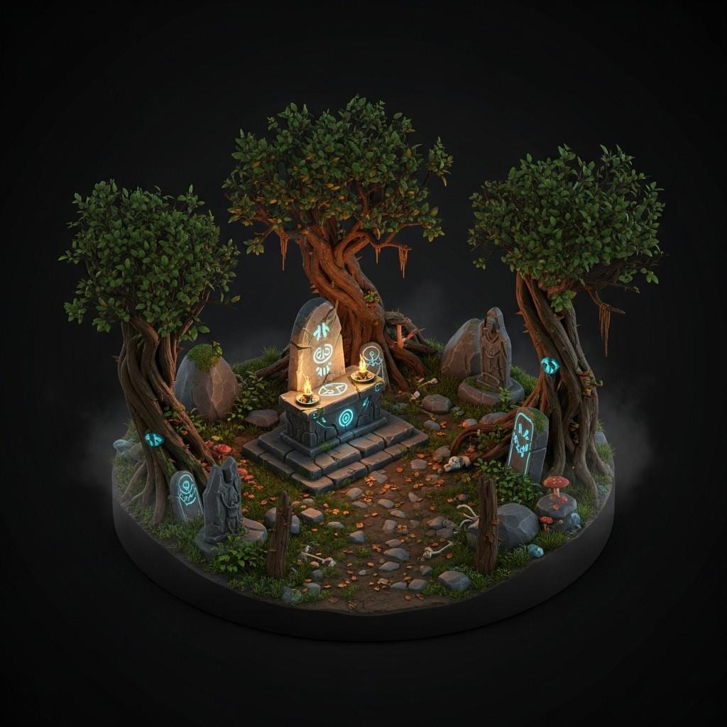 AI Prompt Pack: Lost Civilizations 3D Diorama | Isometric Ancient Ruins ...