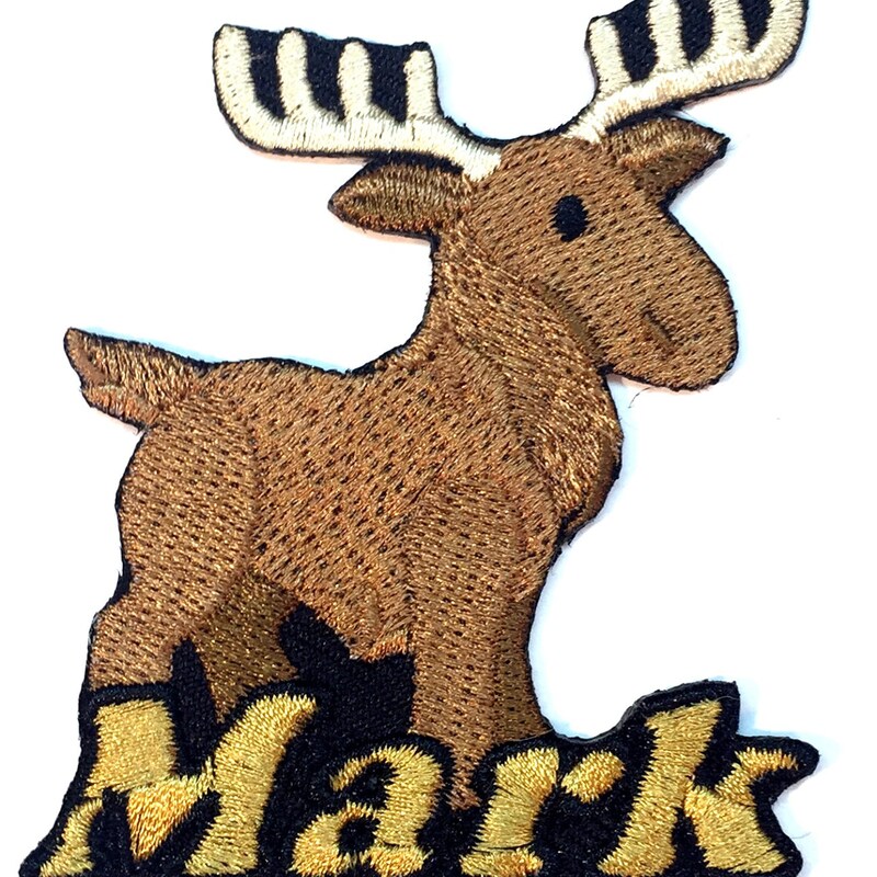 Moose Applique - Etsy