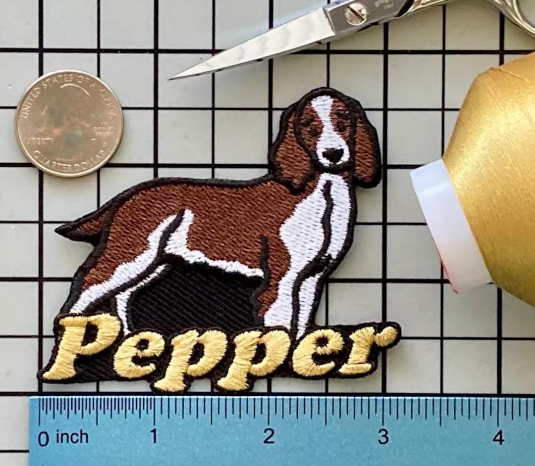 Personalized Welsh Springer Spaniel Dog Patch: Custom Embroidered Iron ...