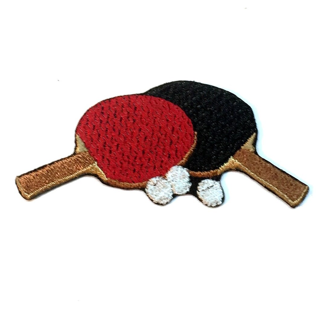 Ping Pong Patch Iron on No Name - Etsy
