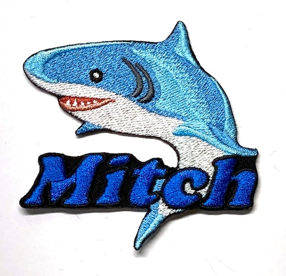 Shark Custom Personalized Iron-on Patch | Etsy