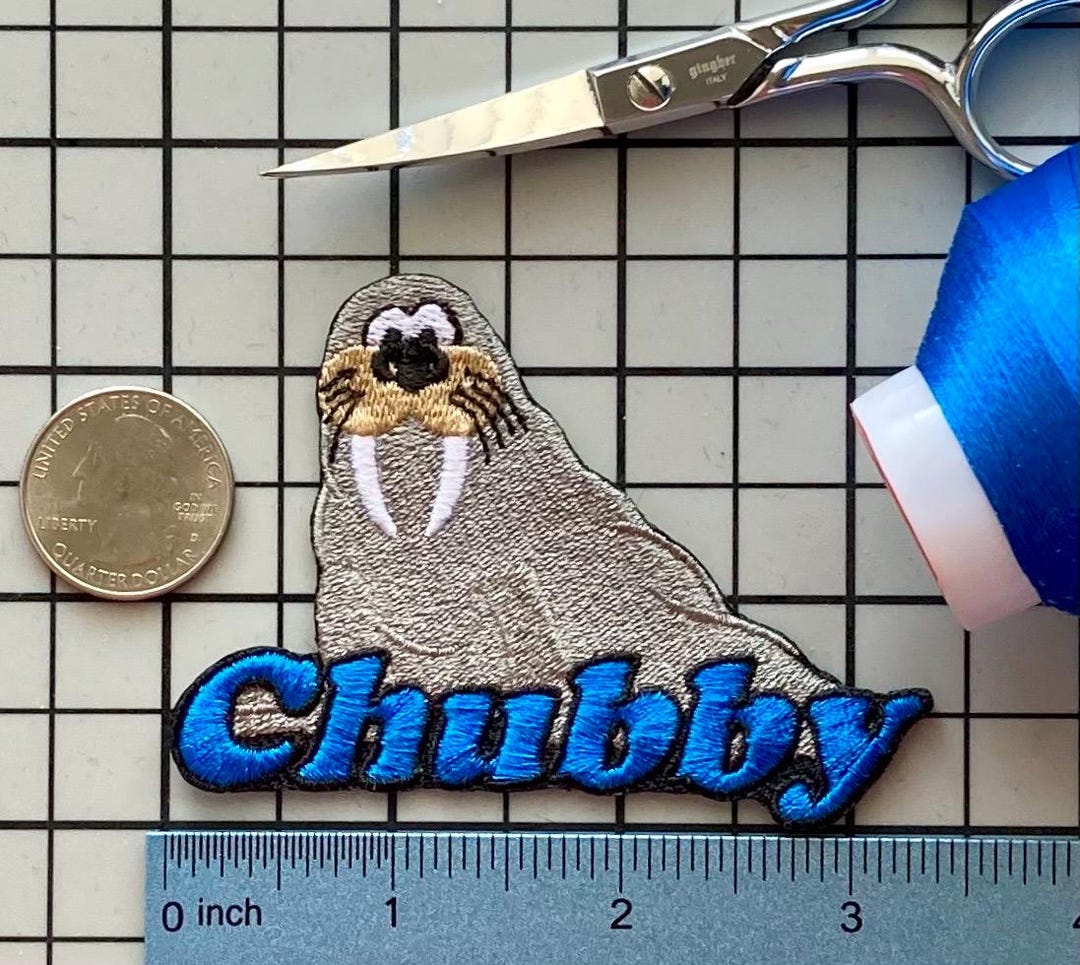 Personalized Walrus Name Patch: Custom Embroidered Iron-on Applique - Etsy