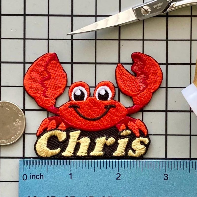 Applique Crab - Etsy