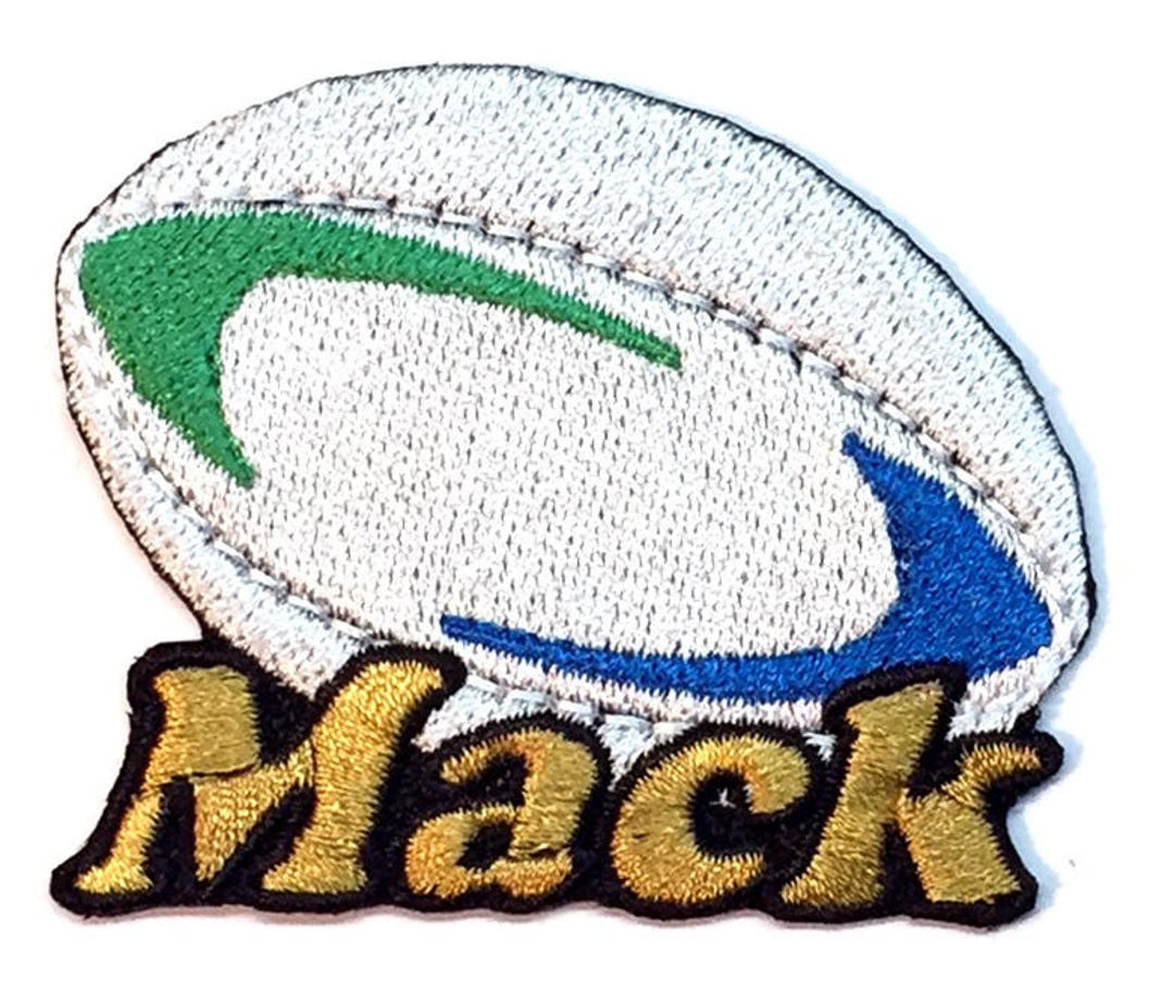Personalized Rugby Patch/custom Name/iron-on 2 1/2"(w) by 2"(h)/fun ...