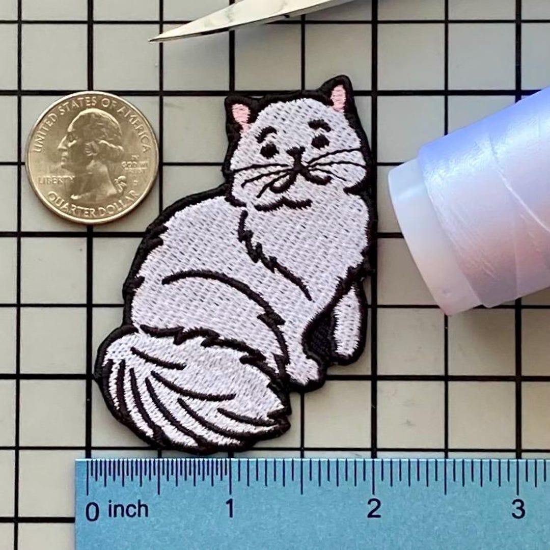 Persian Cat Patch Iron on No Name - Etsy