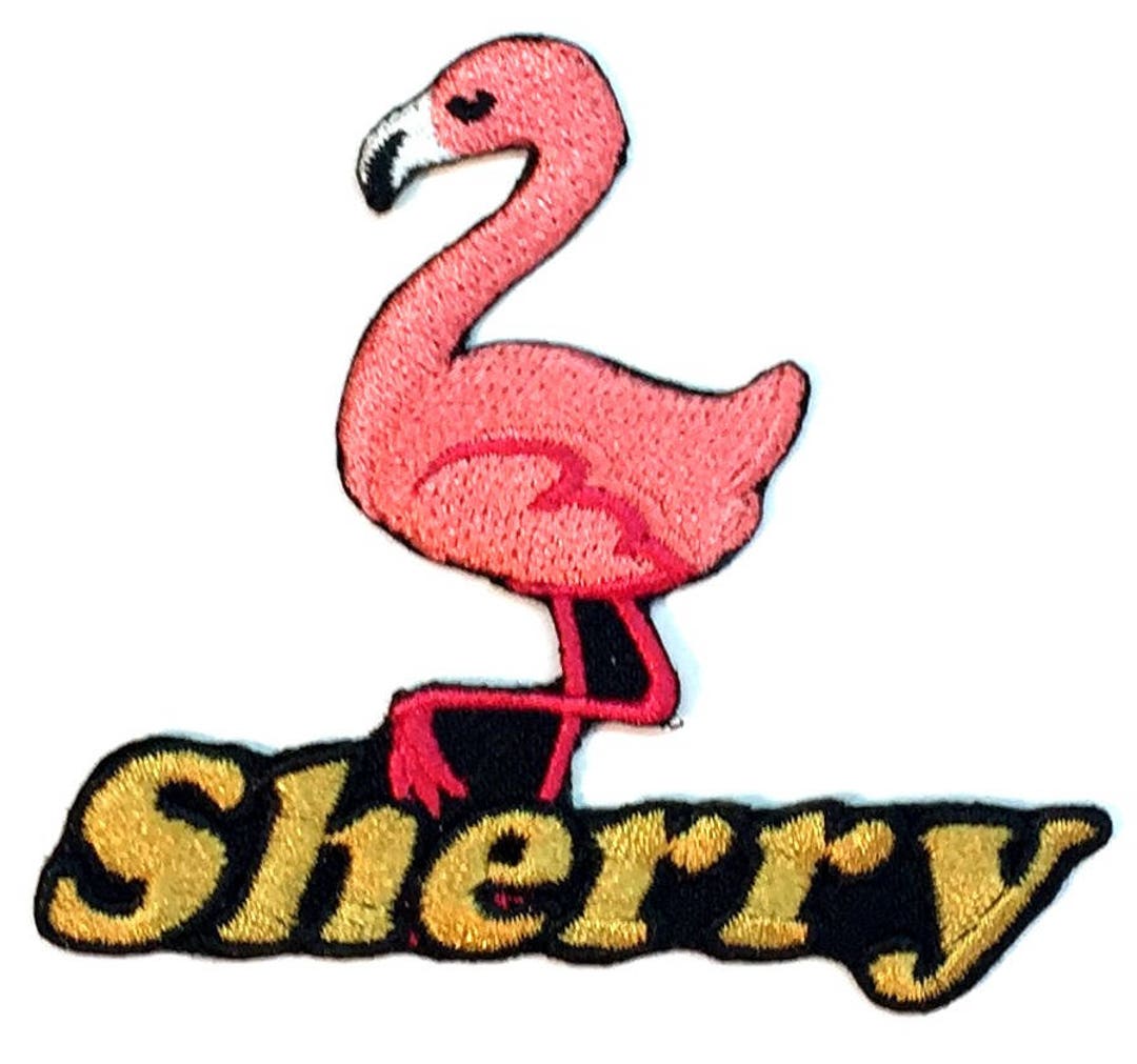 Flamingo Custom Personalized Iron-on Patch - Etsy
