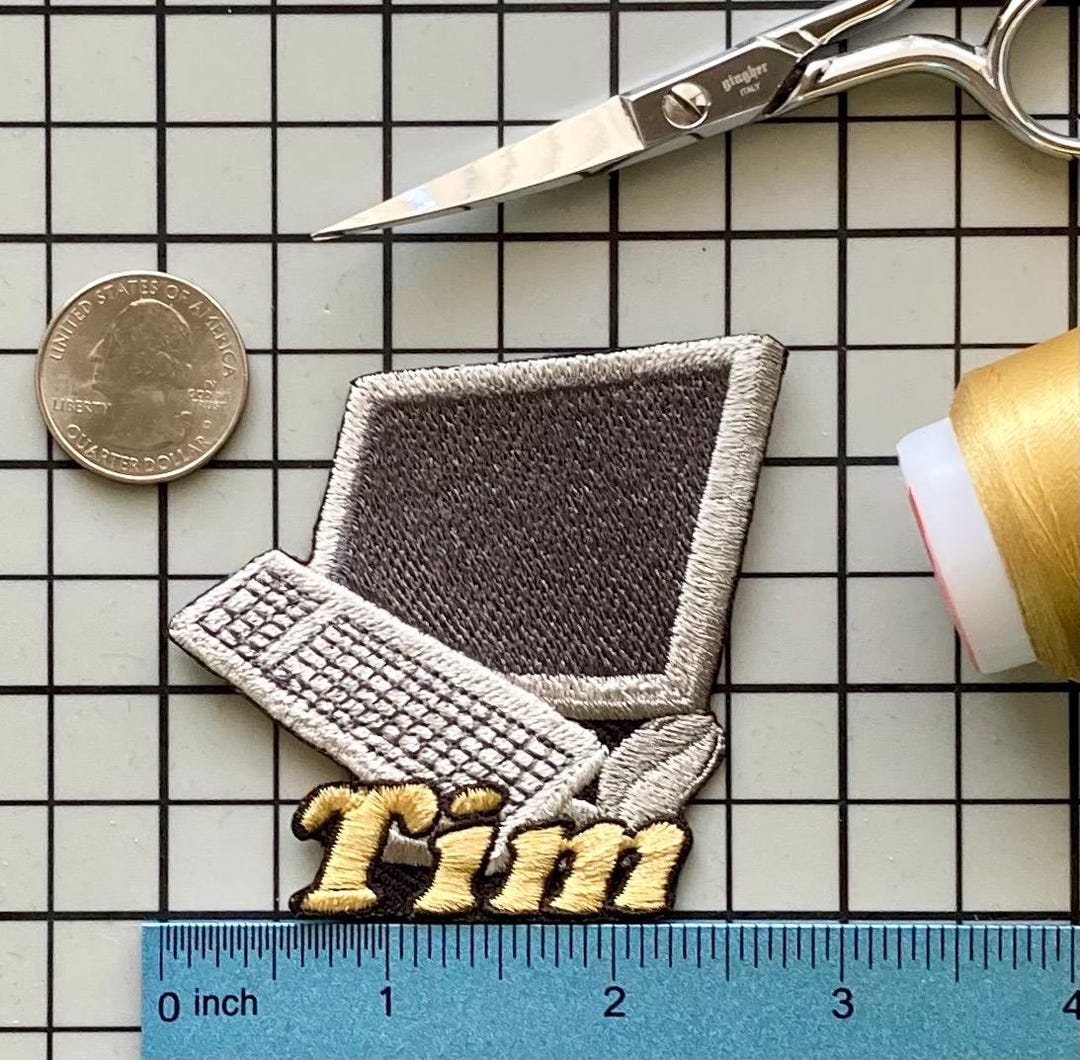 Personalized Computer Patch: Custom Embroidered Iron-on Applique - Etsy
