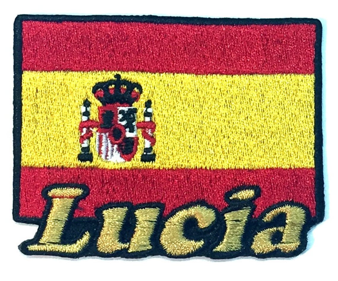 Flag of Spain Custom Personalized Iron-on Patch - Etsy