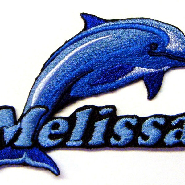 Dolphin Applique - Etsy